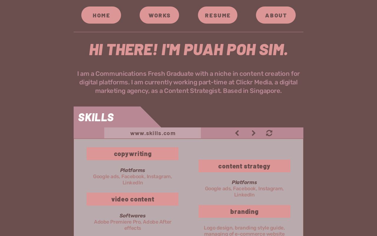 Puah Poh Sim (Content Strategist) Portfolio 2024